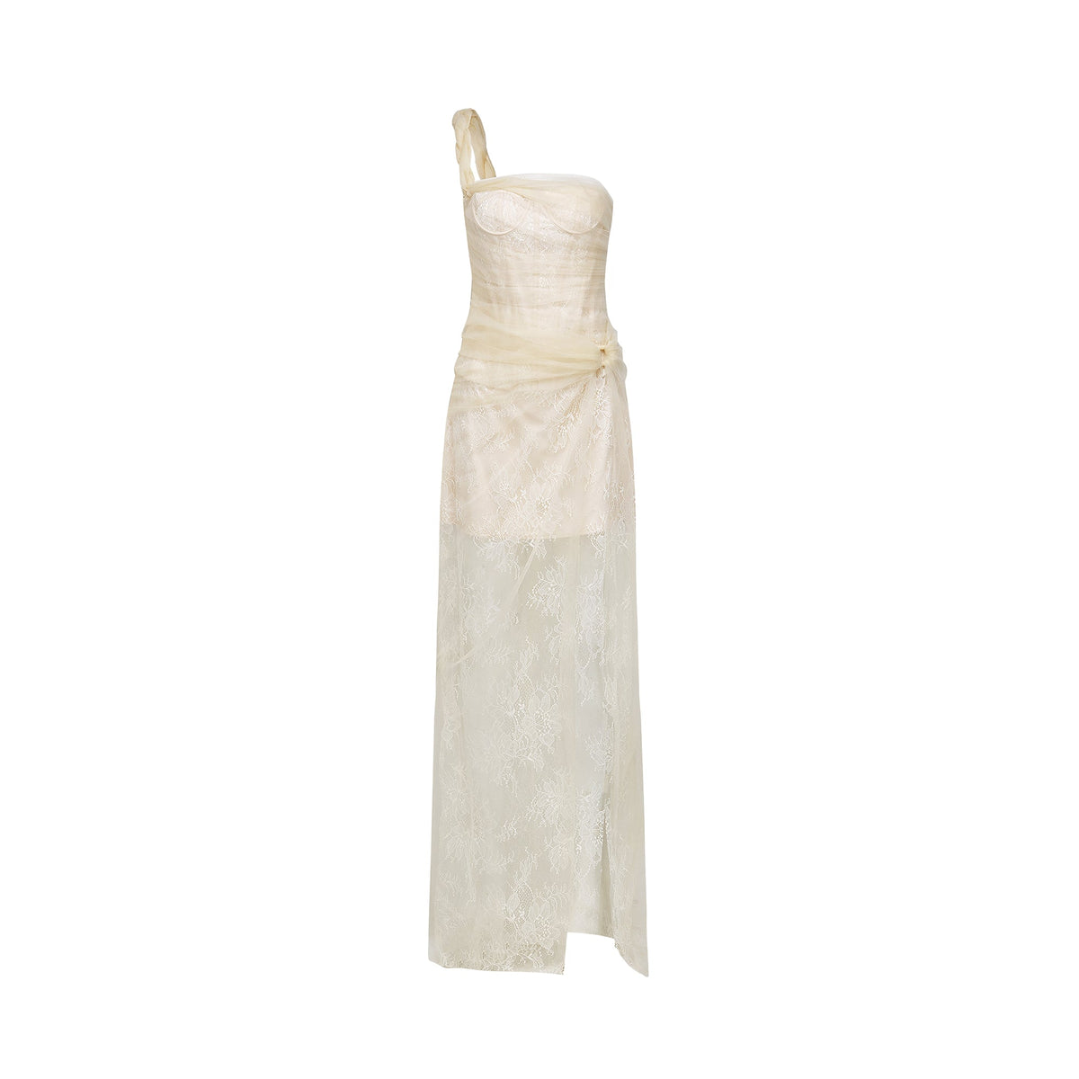Juno Midi Dress With Pleated Mesh Design – Relvoux Womenswear