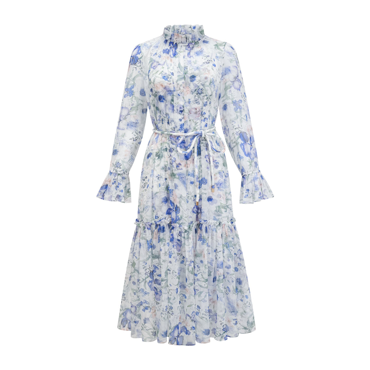 Sarita Midi Dress With Graphic Print – Relvoux Womenswear